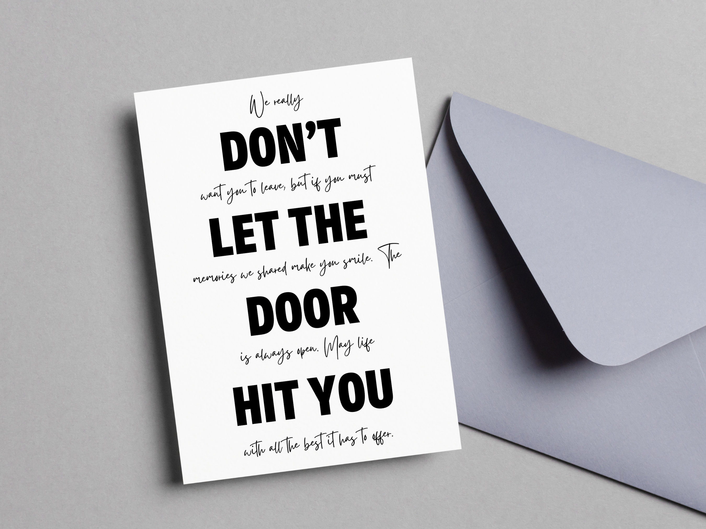 Funny Leaving Job Card, New Job Card, Staff Card, Coworkers Leaving ...