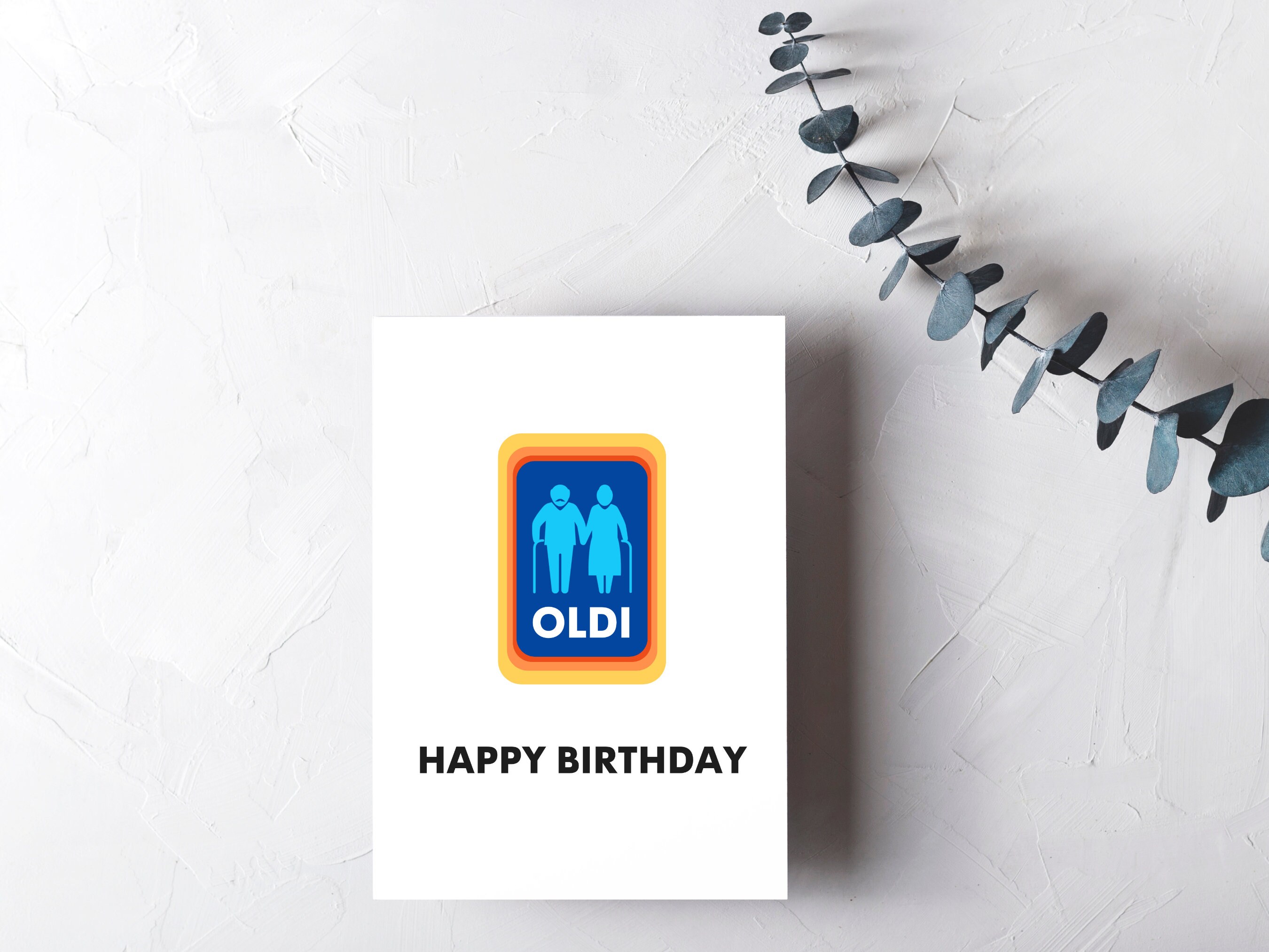 Funny Older Birthday Card for Husband| Wife| Grandfather| Grandmother ...
