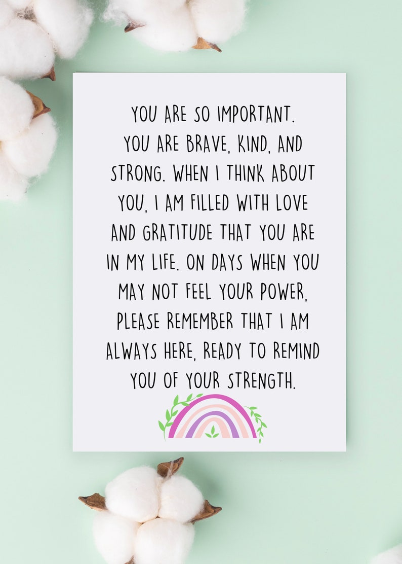 Cancer Awareness Card, Encouragement| Motivational| Uplifting Card for ...