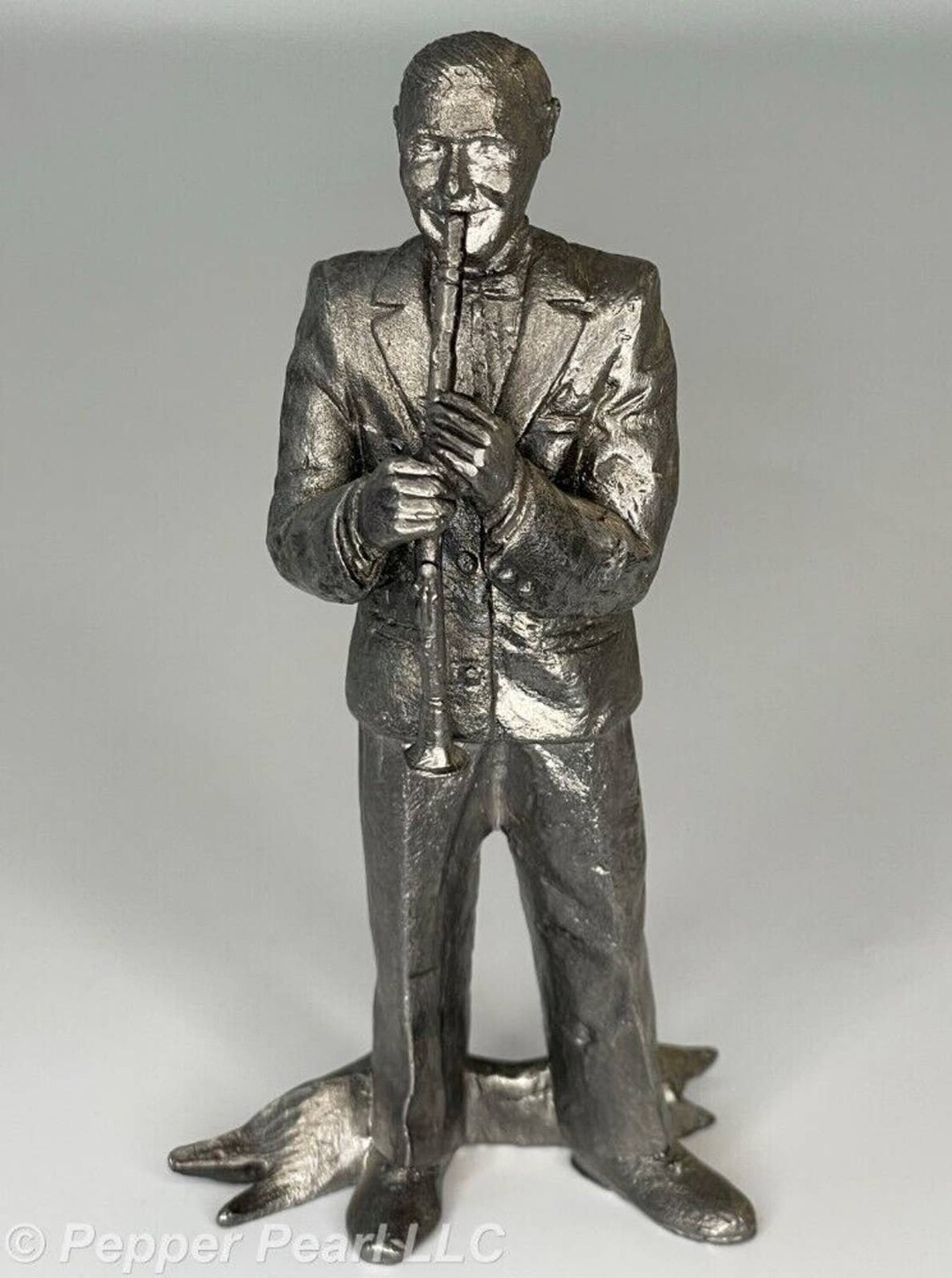 Michael A. Ricker Pewter Sculpture 1st Casting Legends of Jazz Benny ...