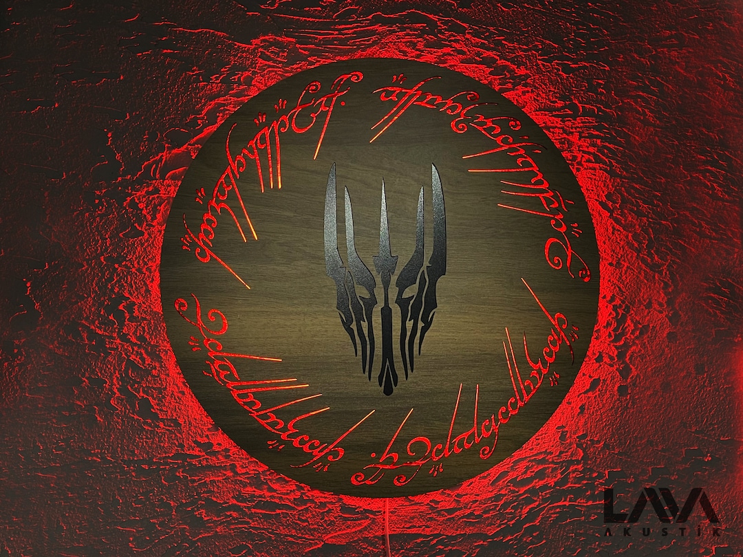 SAURON Wall Led Light Lord of the Rings - Etsy