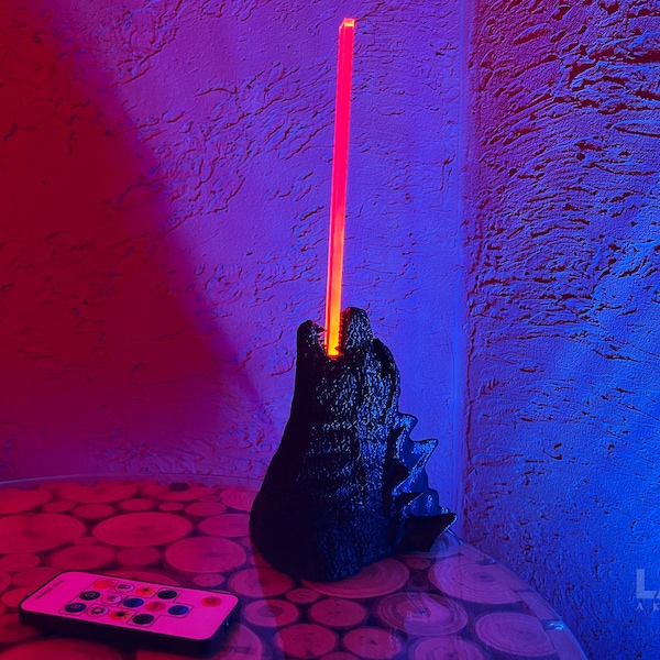 Godzilla Resin Lamp - Etsy