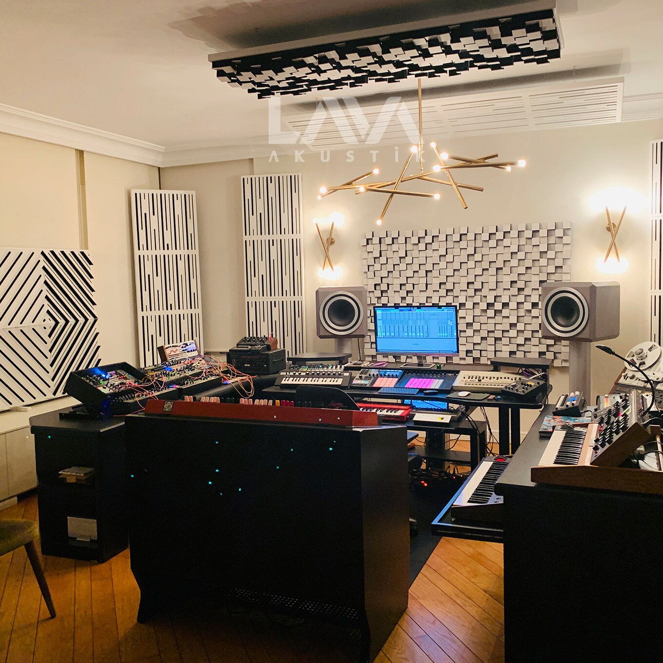 Acoustic Panel ''mosaic Diffuser Pro Black'' | Etsy