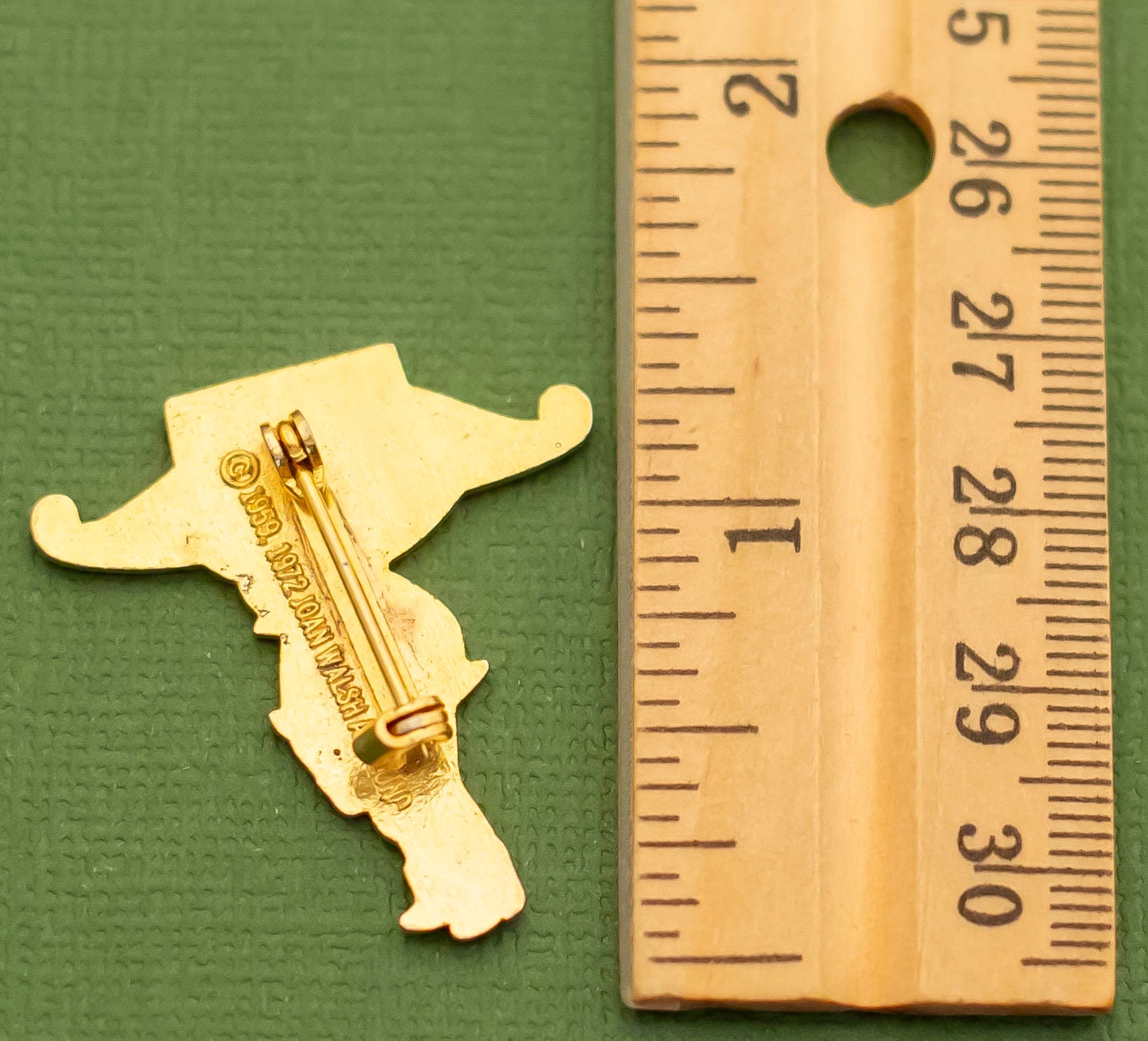 Vintage Mid Century Western Cowboy 1972 Brooch by Joan Walsh K14 - Etsy