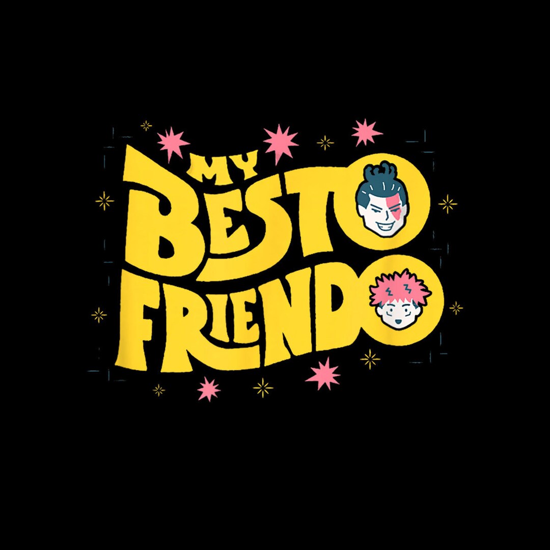 My Besto Friendo Kawaii Anime Saying Art Digital PNG - Etsy