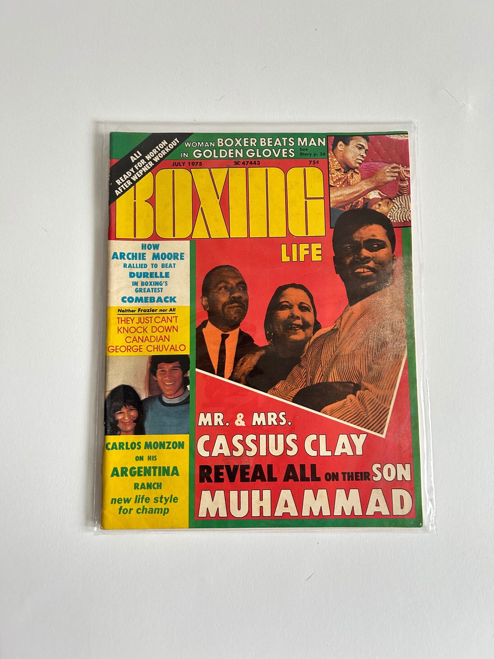 Vintage Boxing Life Magazine: July 1975 | “ Mr. and Mrs. Cassius Clay ...