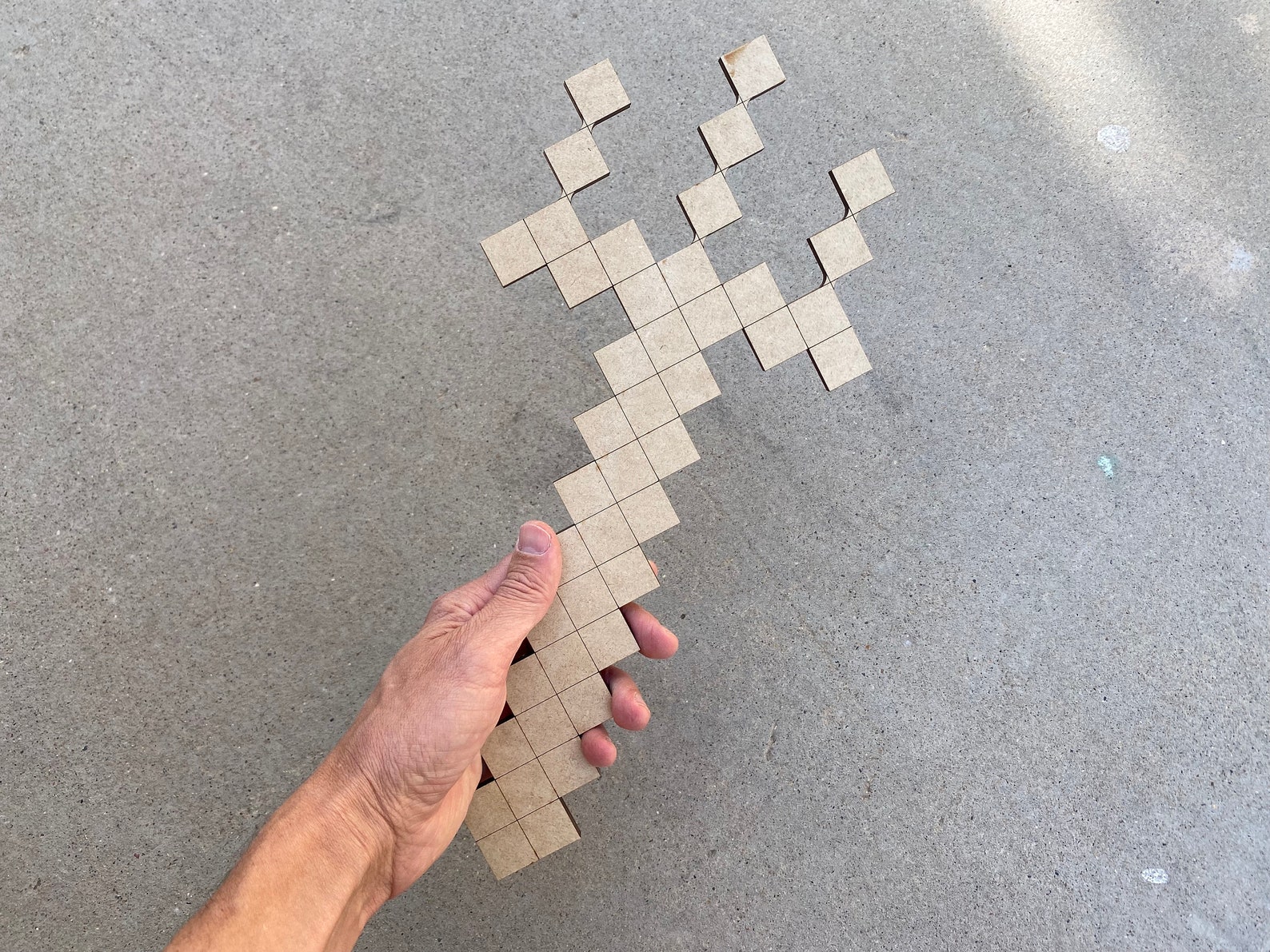 Digital File Minecraft Style Rake SVG Ai PDF Laser Cut - Etsy