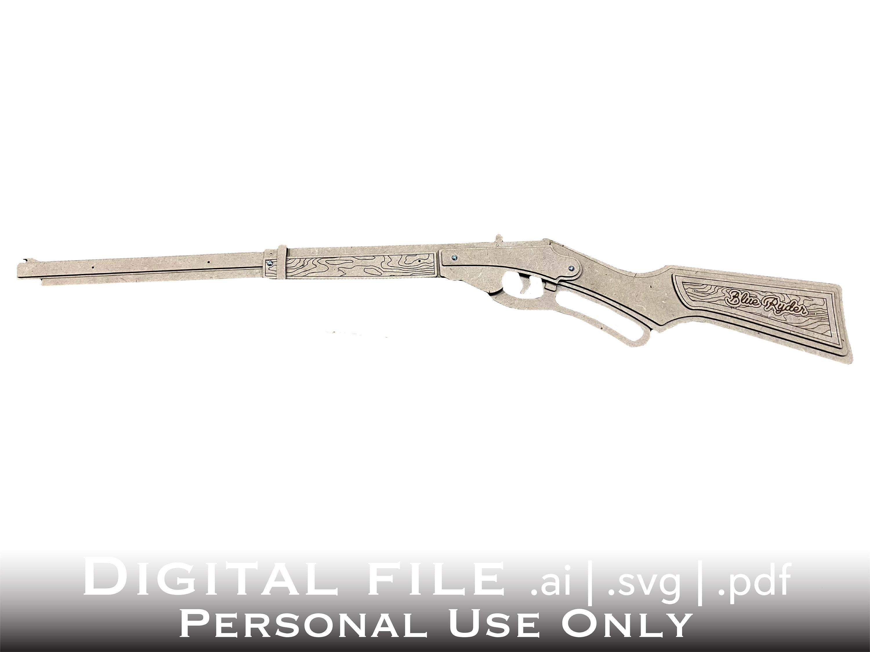 Digital File Only Blue Ryder BB Gun Rubber Band Gun SVG - Etsy