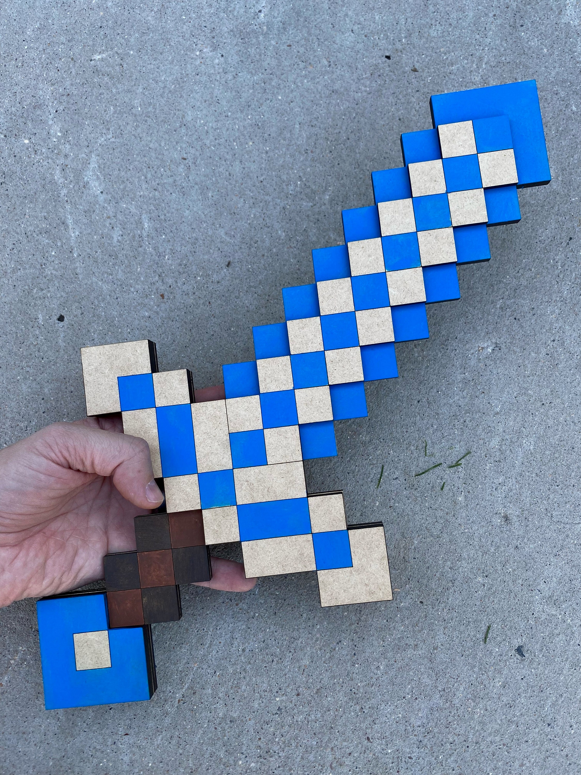 Digital File Minecraft Style Sword - Etsy