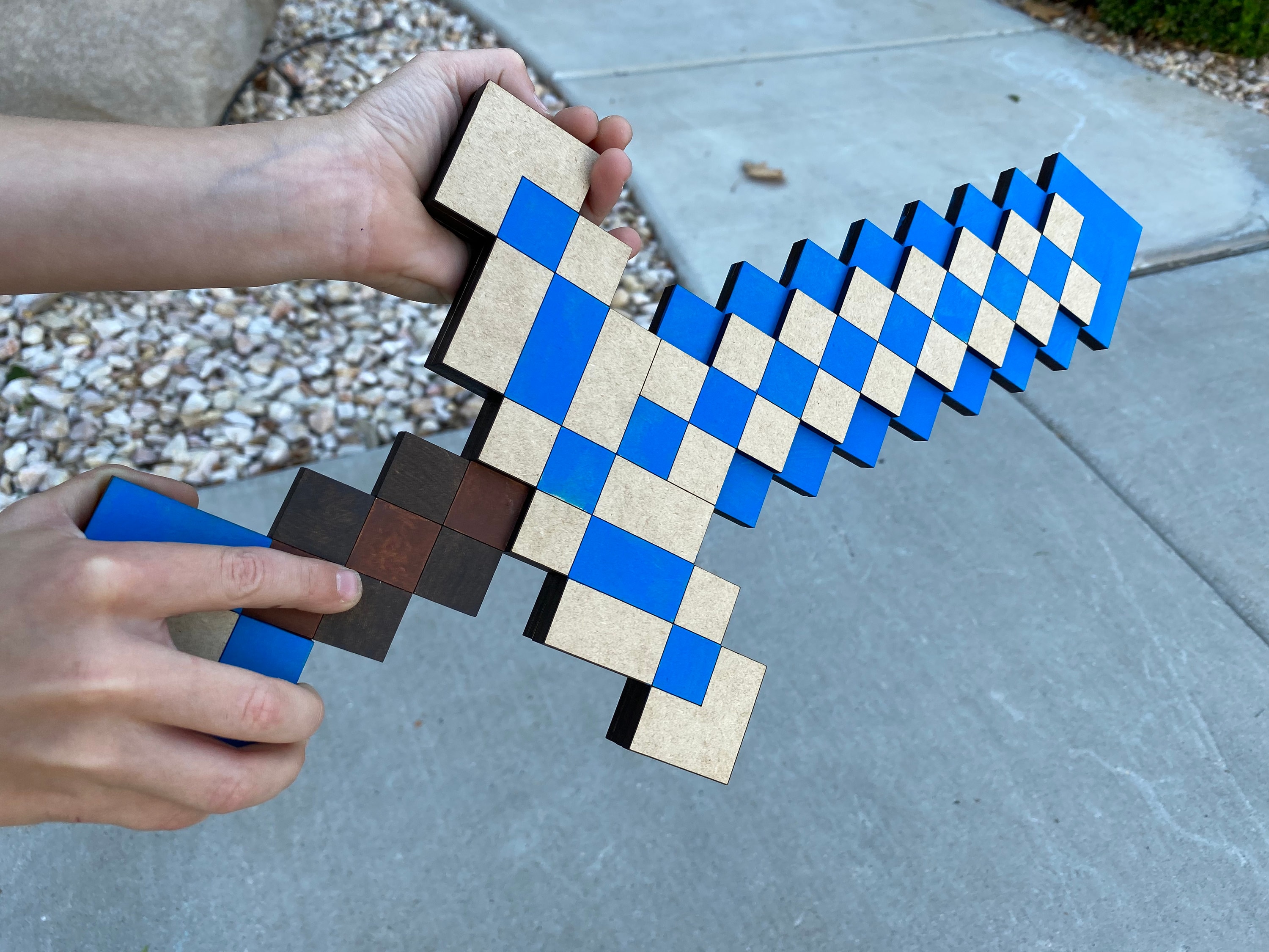 Digital File Minecraft Style Sword - Etsy