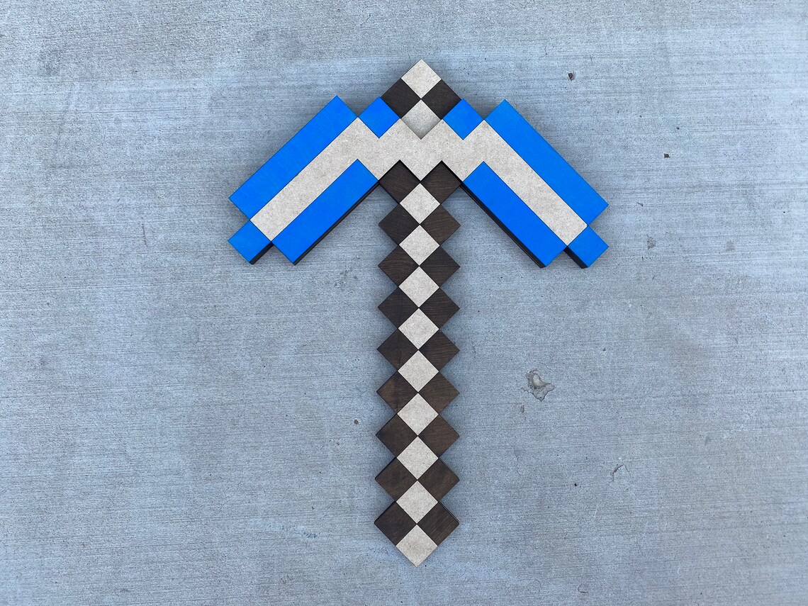 Digital File Only - Minecraft Sword and Ax - PDF, SVG - Etsy