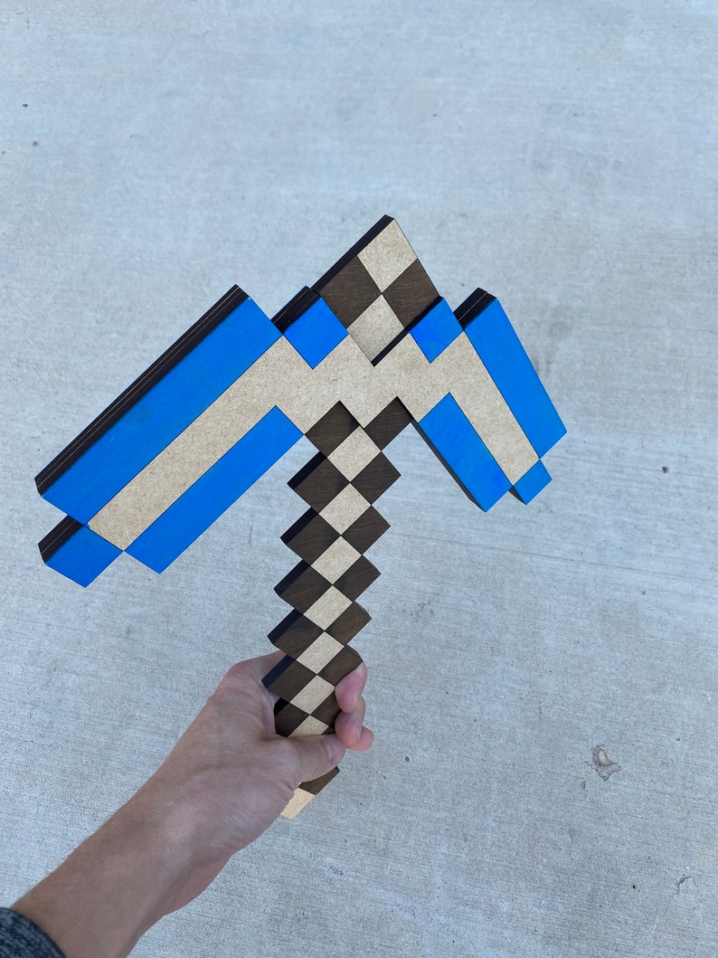 Digital File Only Minecraft Ax PDF Ai SVG | Etsy