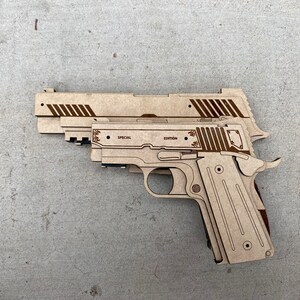 Digital File Only Mini 9mm Rubber Band Gun SVG PDF Ai - Etsy