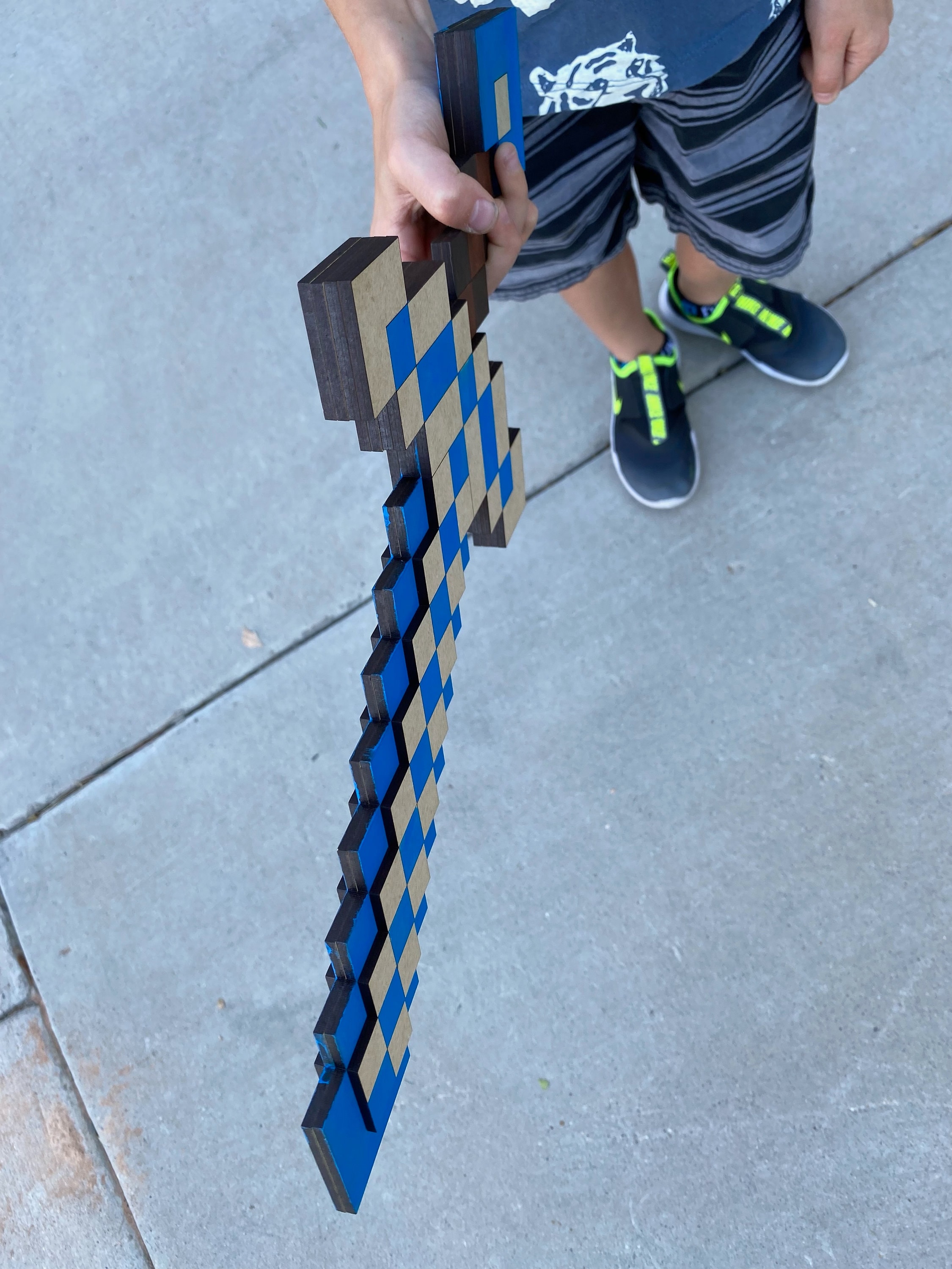 Digital File - Minecraft Style Sword - Etsy