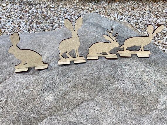 Jack Rabbit Silhouette