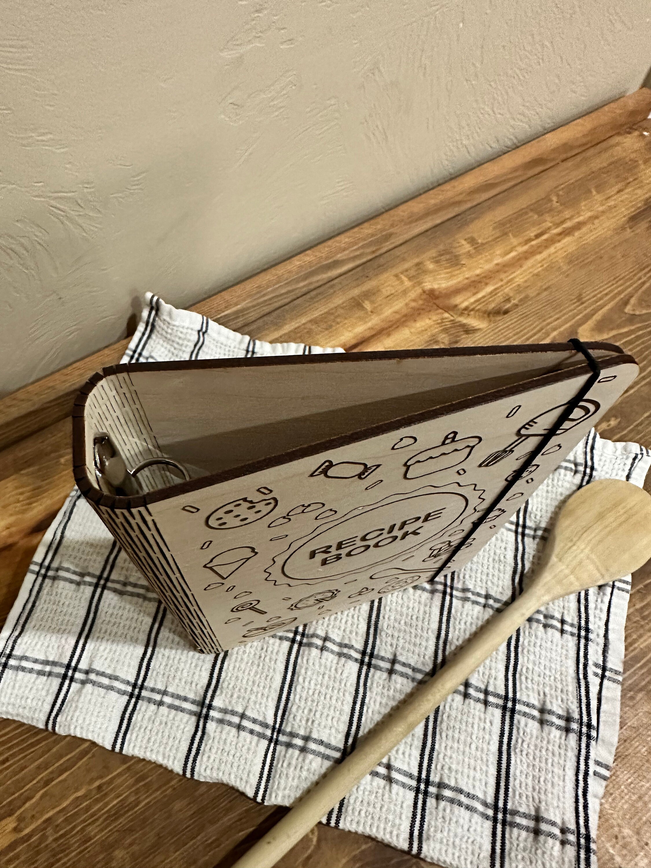 Wood Recipe Book Laser Cut File – Living Hinge, A5 (digital File) - Etsy