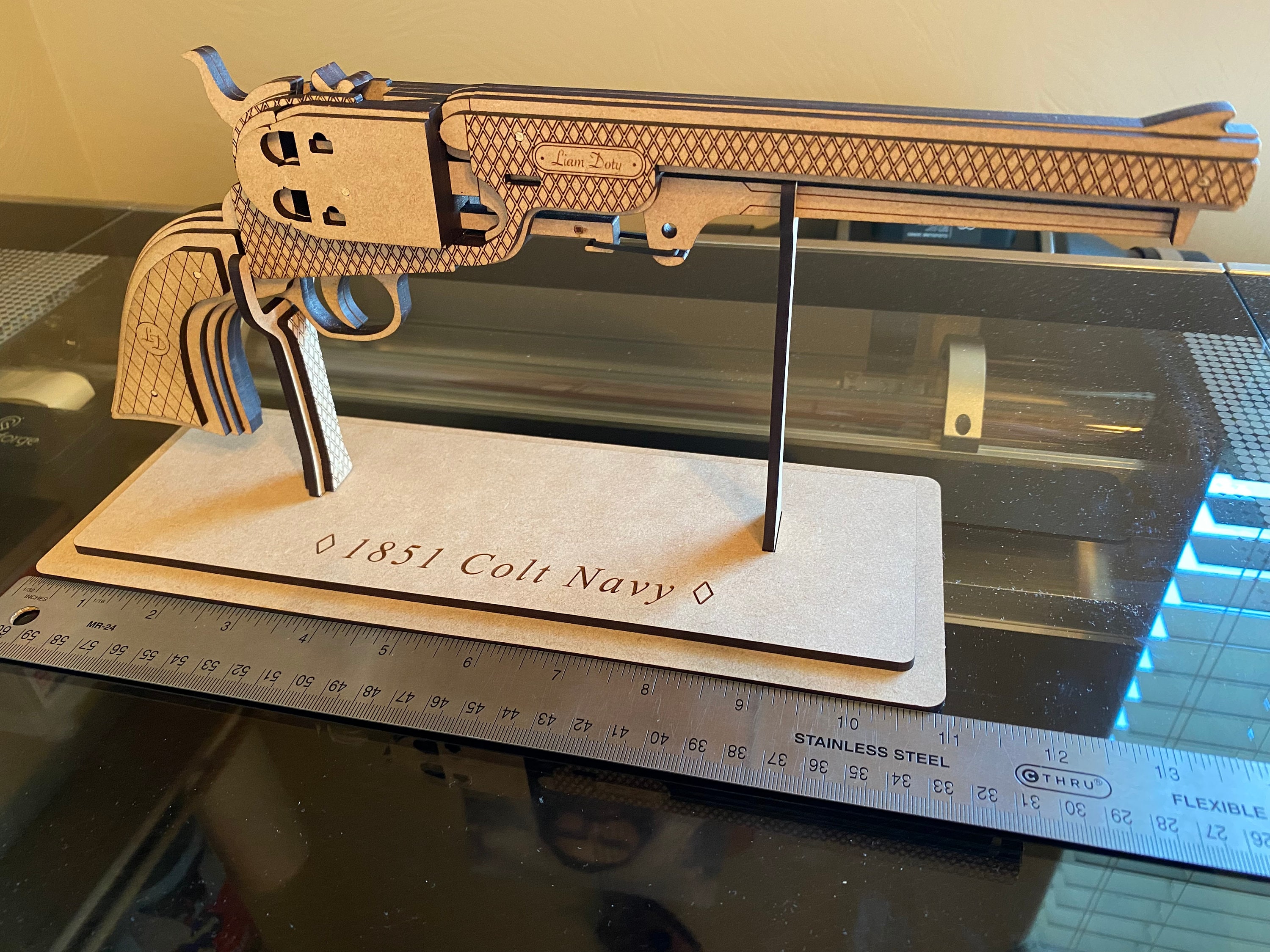 Colt Navy Display Stand (only) | AI, PDF, SVG Files | Cut File ...