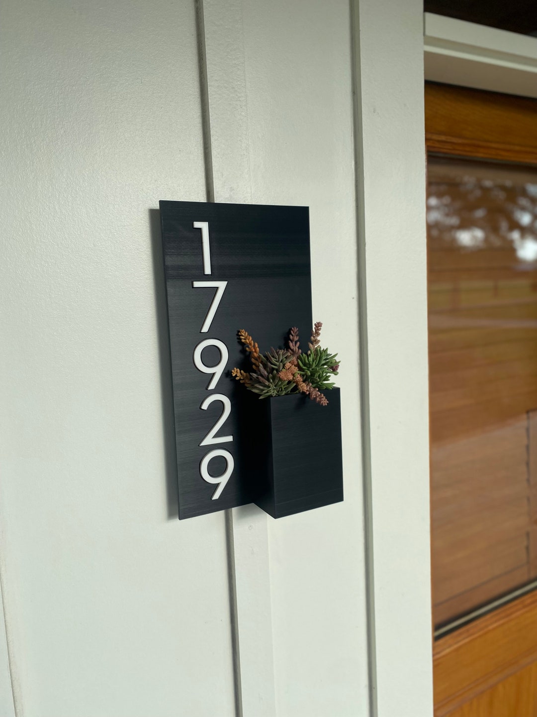 Custom Address Plaque or Planter - Etsy