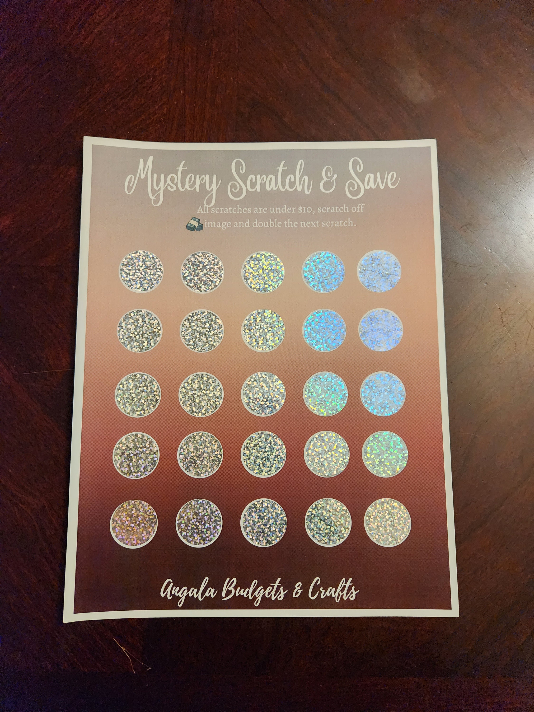 Mystery Scratch Off - Etsy