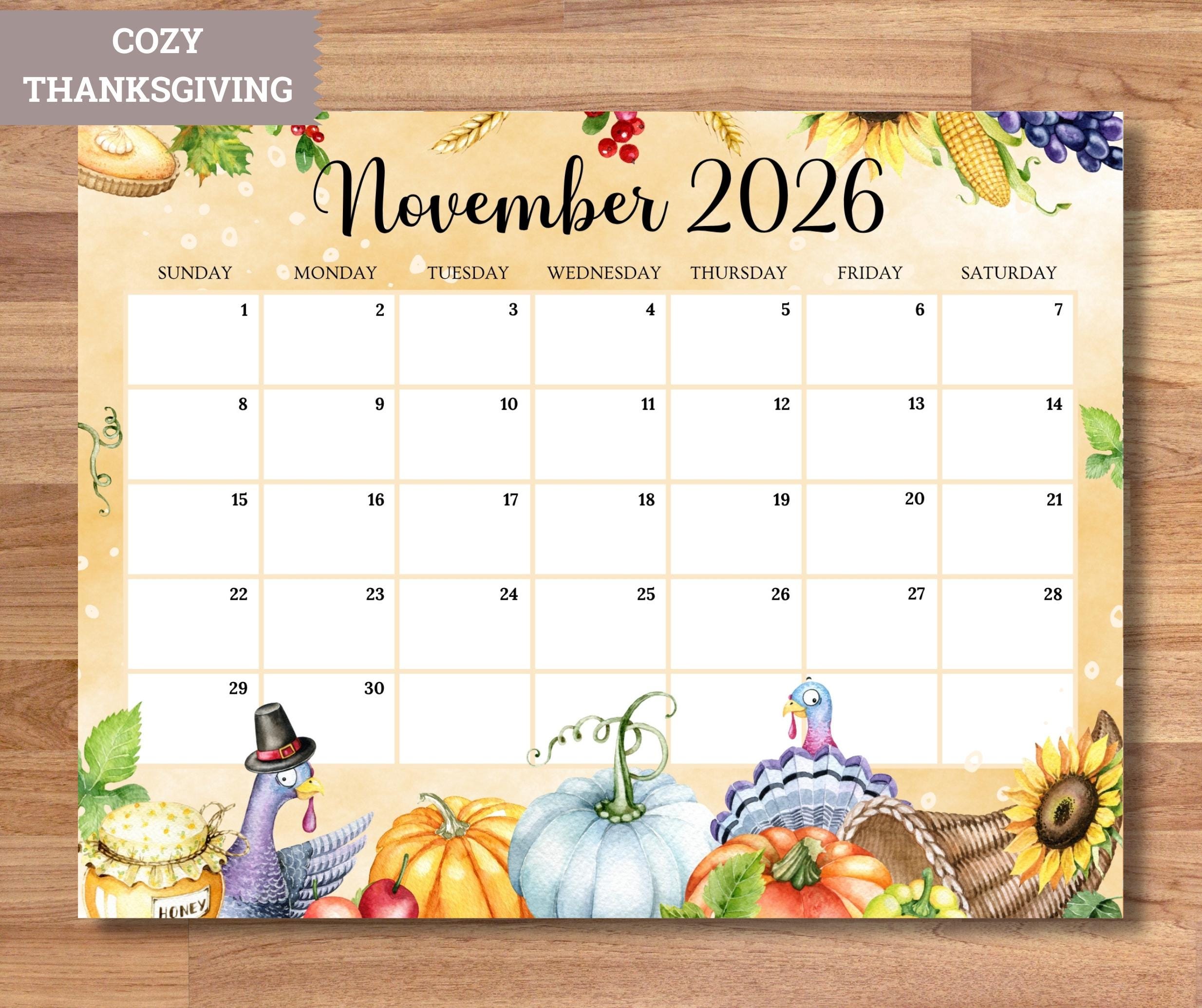 EDITABLE 2026 Monthly Calendar Bundle | Cute Printable Planner for Work ...