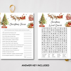 Printable Christmas Game Bundle, Christmas Party Games, Christmas Games ...