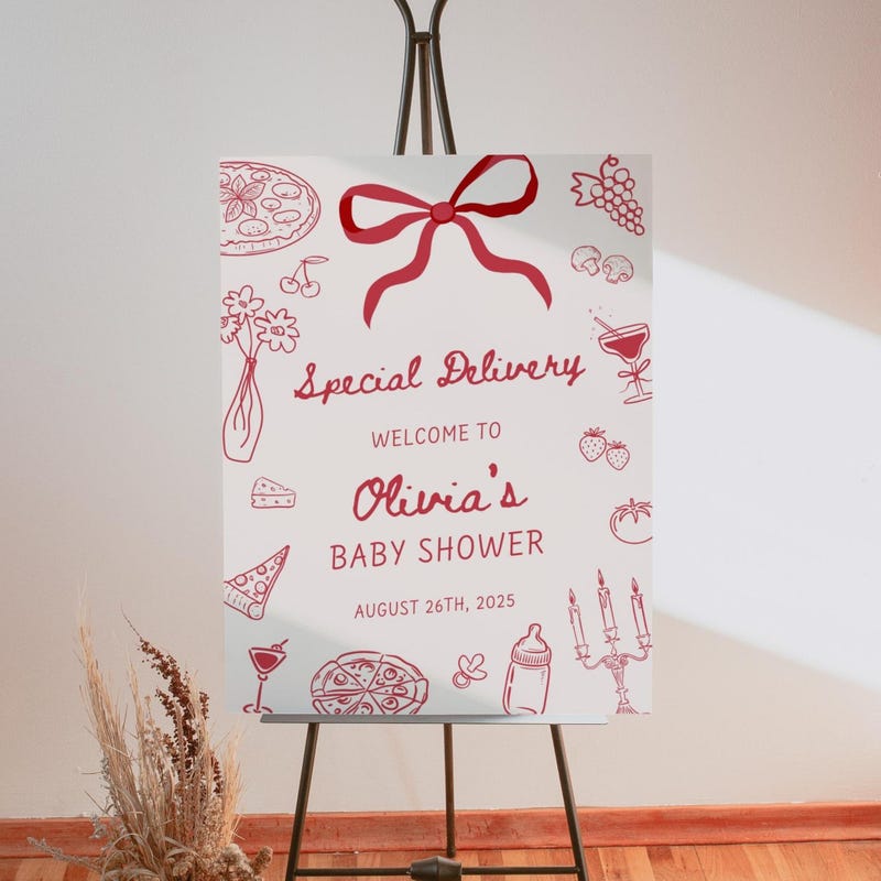 Pizza Oh Baby Shower - Etsy