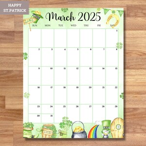 EDITABLE Vertical/portrait Monthly Calendar 2025 Bundle, Printable ...