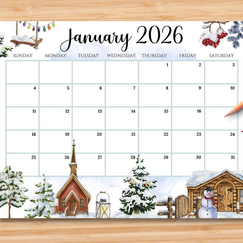 2026 Desk Calendar Work - Etsy