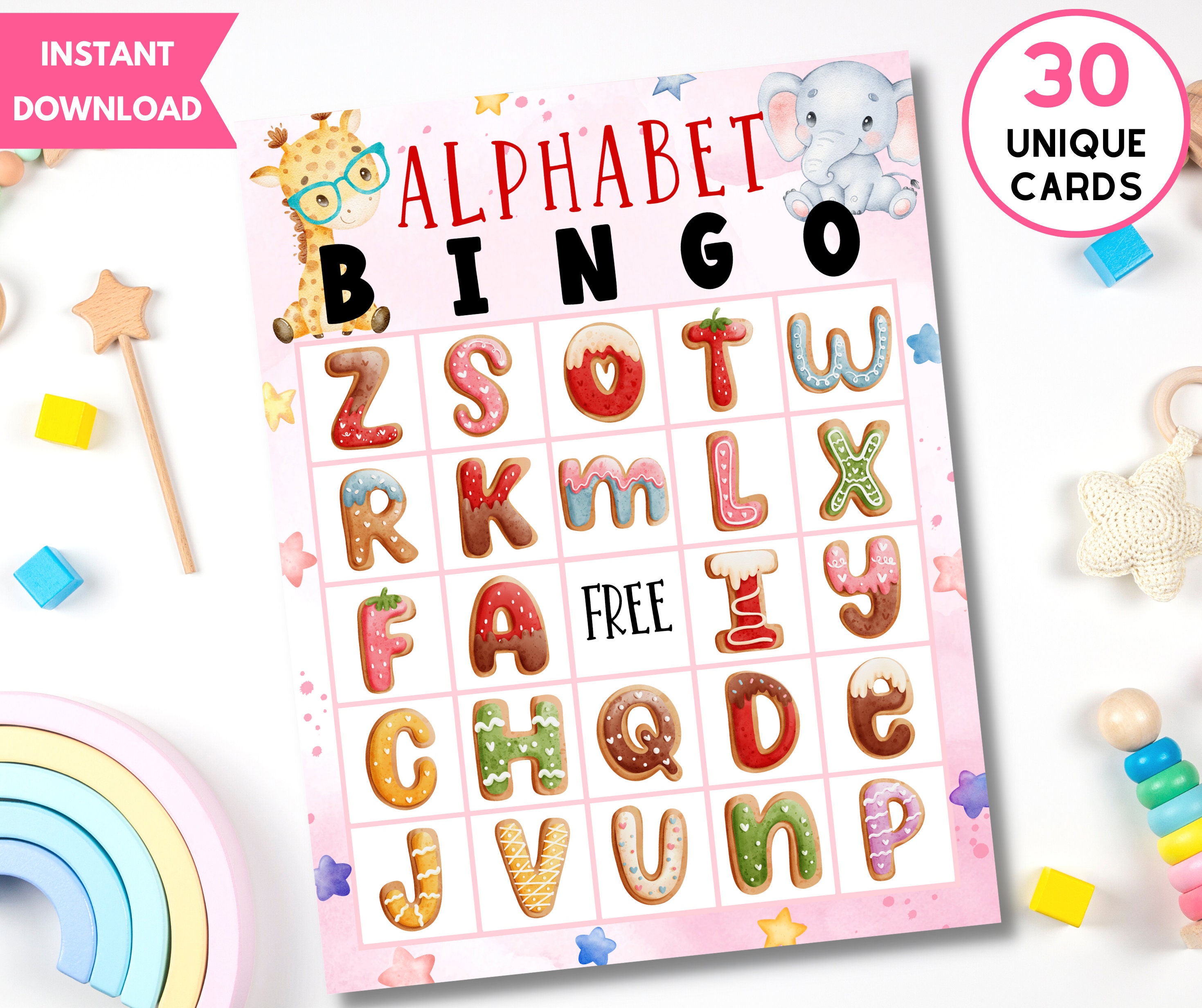 Alphabet Bingo, Educational Activities, Kids Activity, Alphabet Game, Homeschool Printables ...
