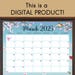 EDITABLE March 2025 Calendar, Beautiful Spring W/ Cherry Blossom, St ...