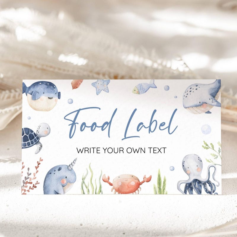 Buffet Name Tag - Etsy