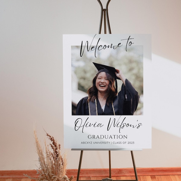Graduation Poster Picture Template - Etsy