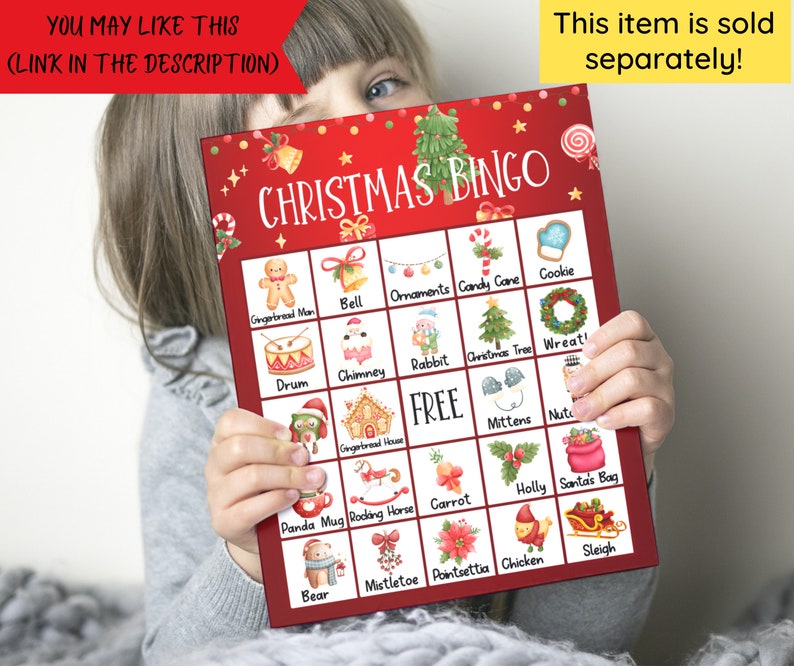 Printable Thanksgiving Bingo Game 50 Unique Bingo Cards - Etsy