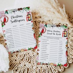 Printable Christmas Game Bundle, Christmas Party Games, Christmas Games ...