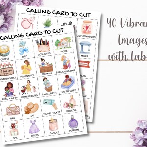 Printable Mother's Day Bingo, 50 Unique Bingo Cards W/labels, Mother's ...