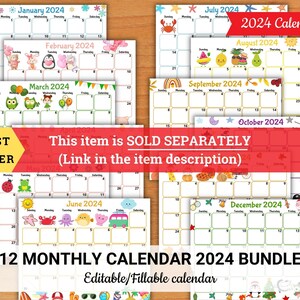 EDITABLE March 2024 Calendar, Happy St. Patrick's Day Planner ...