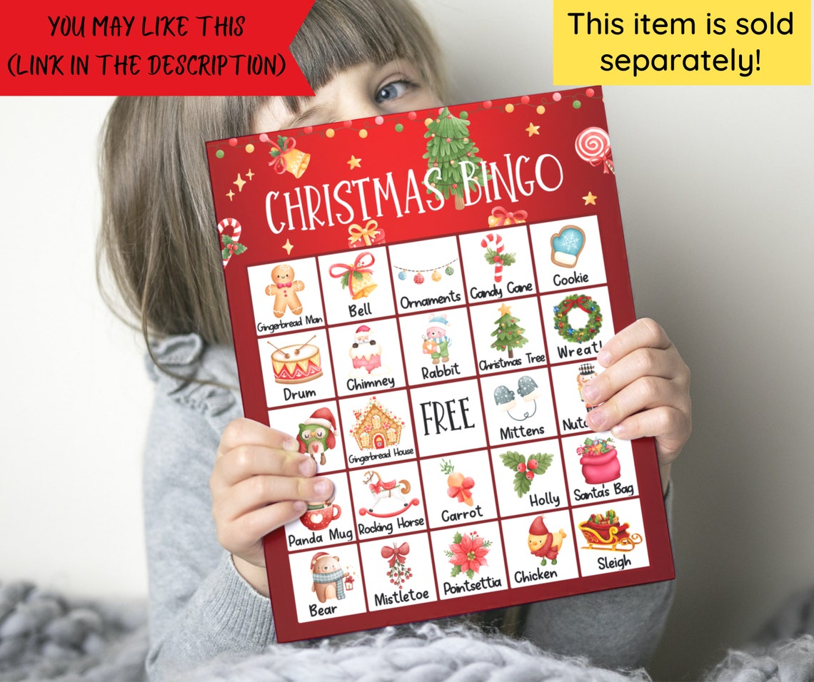 Winter Wonderland Bingo, 50 Unique Bingo Cards W/labels, Winter ...