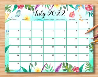 Tropical 2022 Planner - Etsy