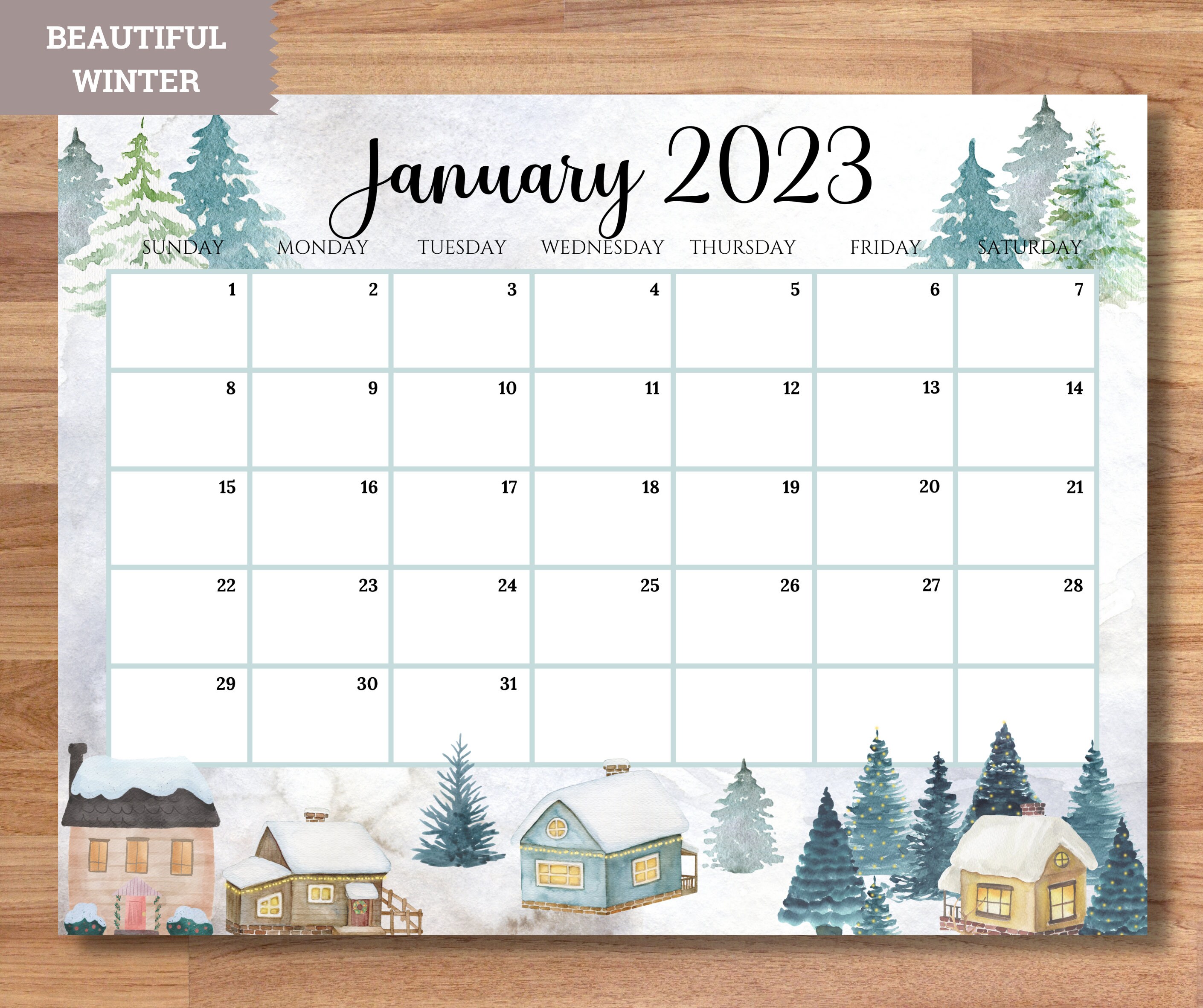 Monthly Calendar 2023 Printable Calendar Quickly Izeak