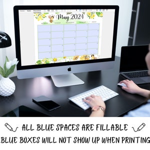 EDITABLE School Calendar 2023-2024 From July to June - Etsy