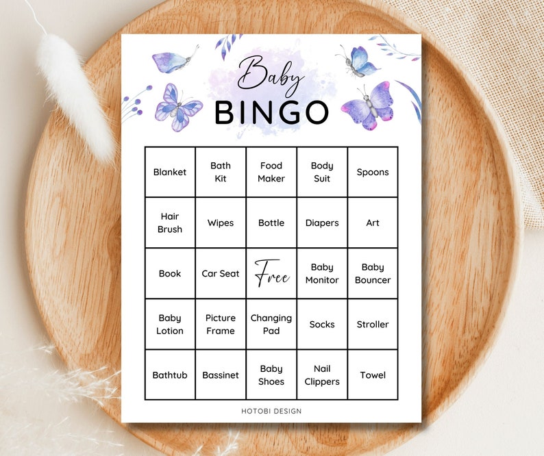 50 Prefilled Baby Shower Bingo Cards Baby Bingo Game Bonus - Etsy