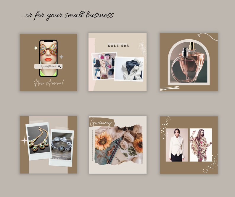 100 Instagram Templates Canva Neutral Instagram Templates - Etsy