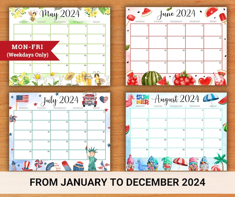 EDITABLE Monthly Calendar 2024 Bundle monday-friday - Etsy Canada EDITABLE Monthly Calendar 2024 Bundle monday-friday - Etsy Canada