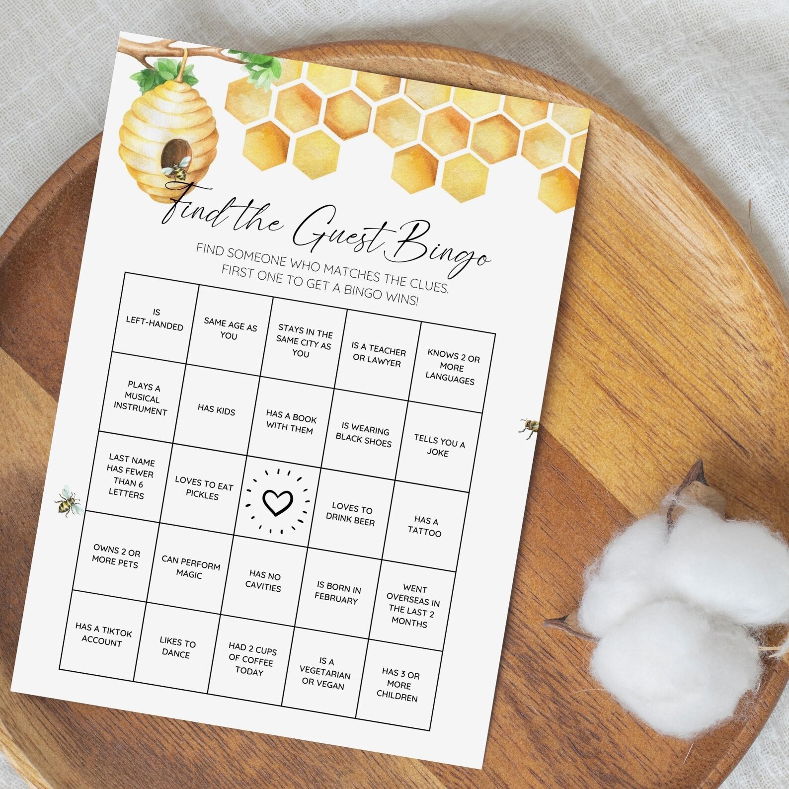 Bee Baby Shower Game Bundle, A Little Honey Baby Sprinkle Game Package ...