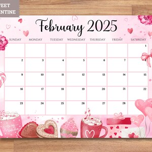 EDITABLE School Calendar 2024-2025 From July to June, Printable Monthly ...