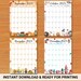 EDITABLE Vertical/portrait Monthly Calendar 2024 Bundle, Printable ...