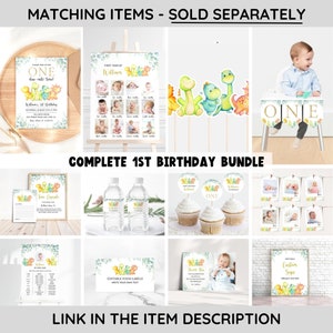 Dinosaur Birthday Welcome Sign, Dino Birthday Party Welcome Decoration ...