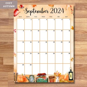 EDITABLE Vertical/portrait Monthly Calendar 2024 Bundle, Printable ...