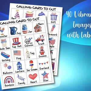 50 Unique 4th of July Bingo Cards, Patriotic Bingo Game, Independence ...