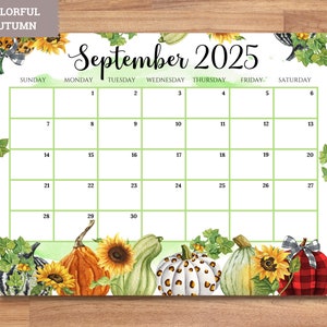 EDITABLE Watercolor Calendar 2025 Bundle, Printable Fillable Monthly ...